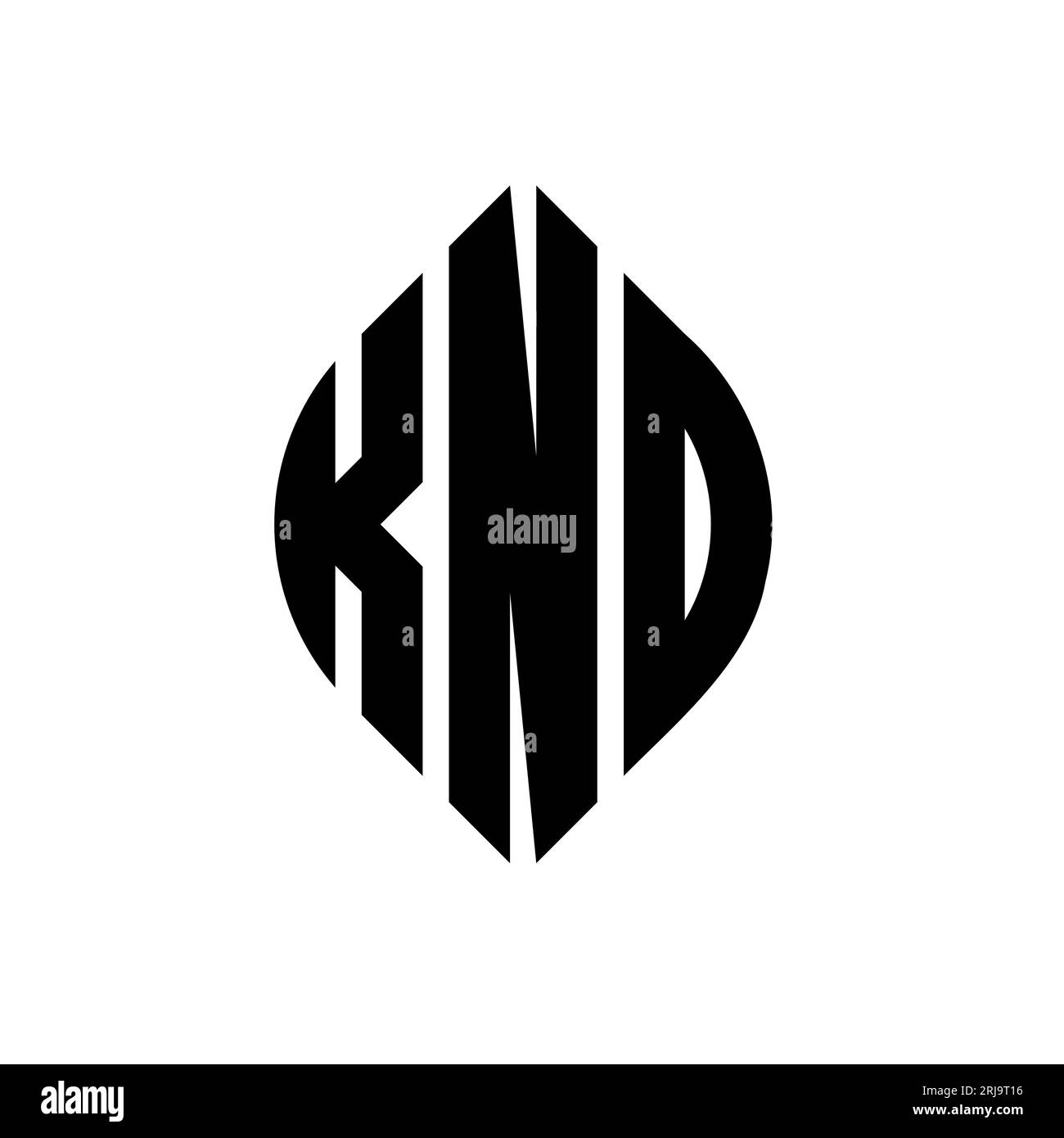 KNO circle letter logo design with circle and ellipse shape. KNO ...