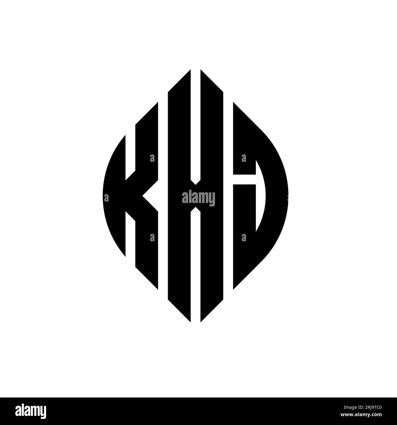 Kxj circle logo hi-res stock photography and images - Alamy