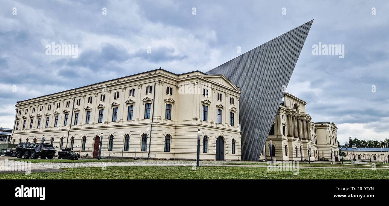 Bundeswehr Military History Museum at Dresden, Germany. Military museum ...