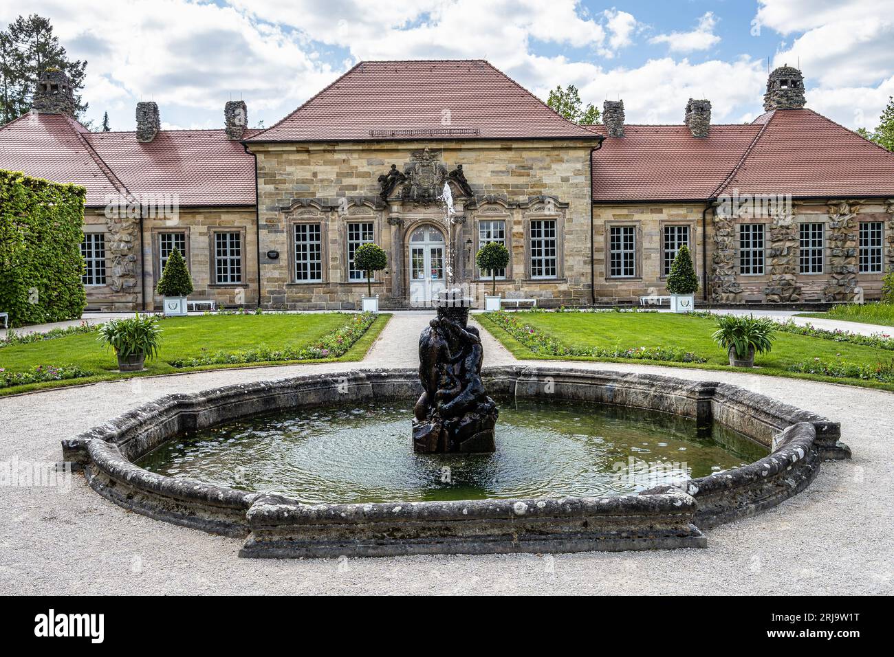 Old Palace, Altes Schloss in the park of historical Hermitage ...