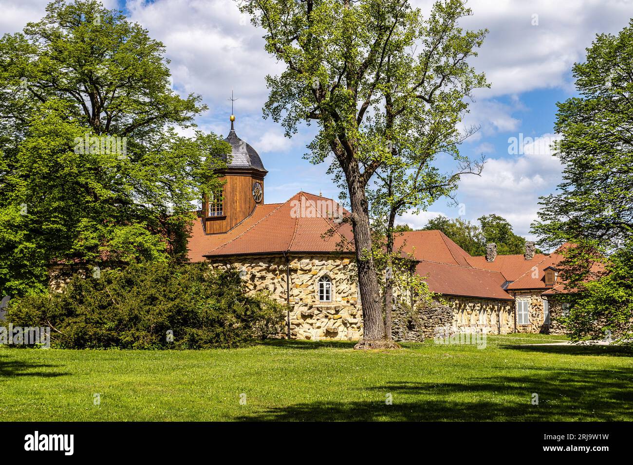 Old Palace, Altes Schloss in the park of historical Hermitage ...