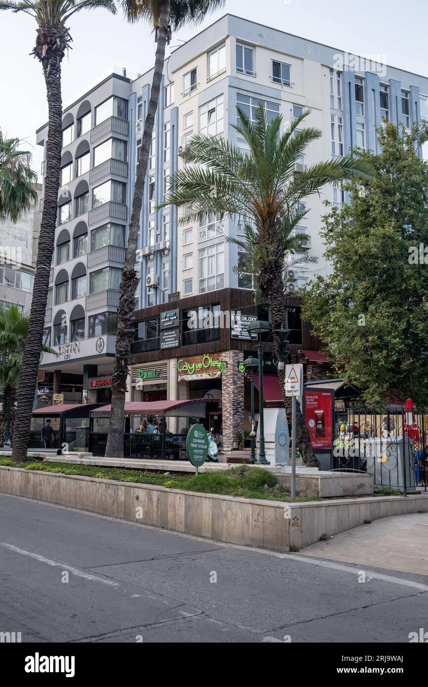 A walk through the modern streets of Turkey in Antalya Stock Photo - Alamy