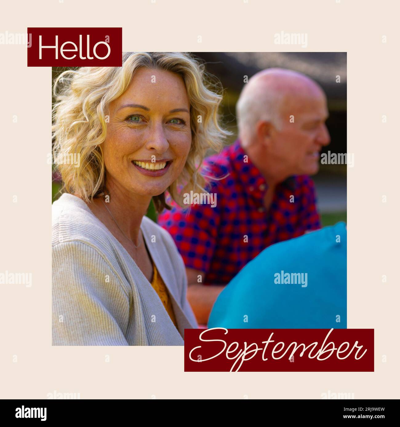 Smiling caucasian woman in hi-res stock photography and images - Alamy