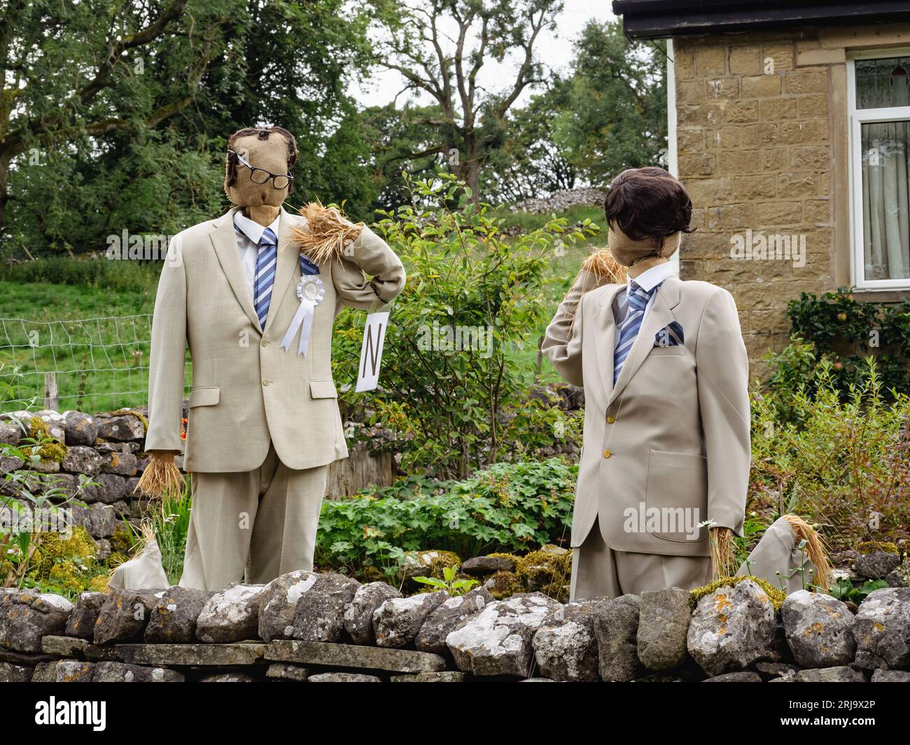 Kettlewell Scarecrow Festival Stock Photo - Alamy