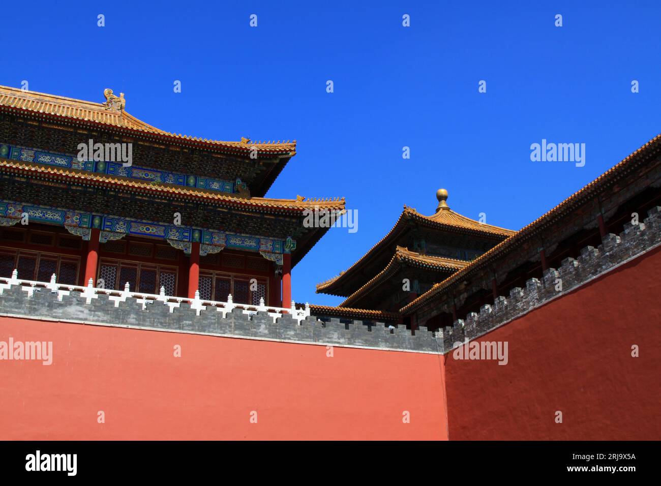 ancient Chinese traditional architectural landscape in the Imperial ...