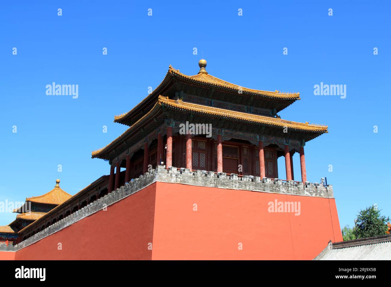 ancient Chinese traditional architectural landscape in the Imperial ...