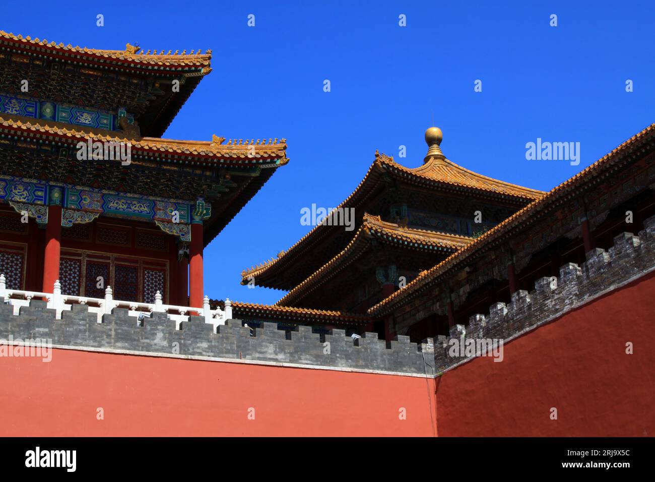 ancient Chinese traditional architectural landscape in the Imperial ...