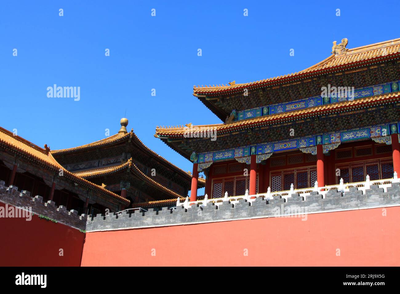 ancient Chinese traditional architectural landscape in the Imperial ...