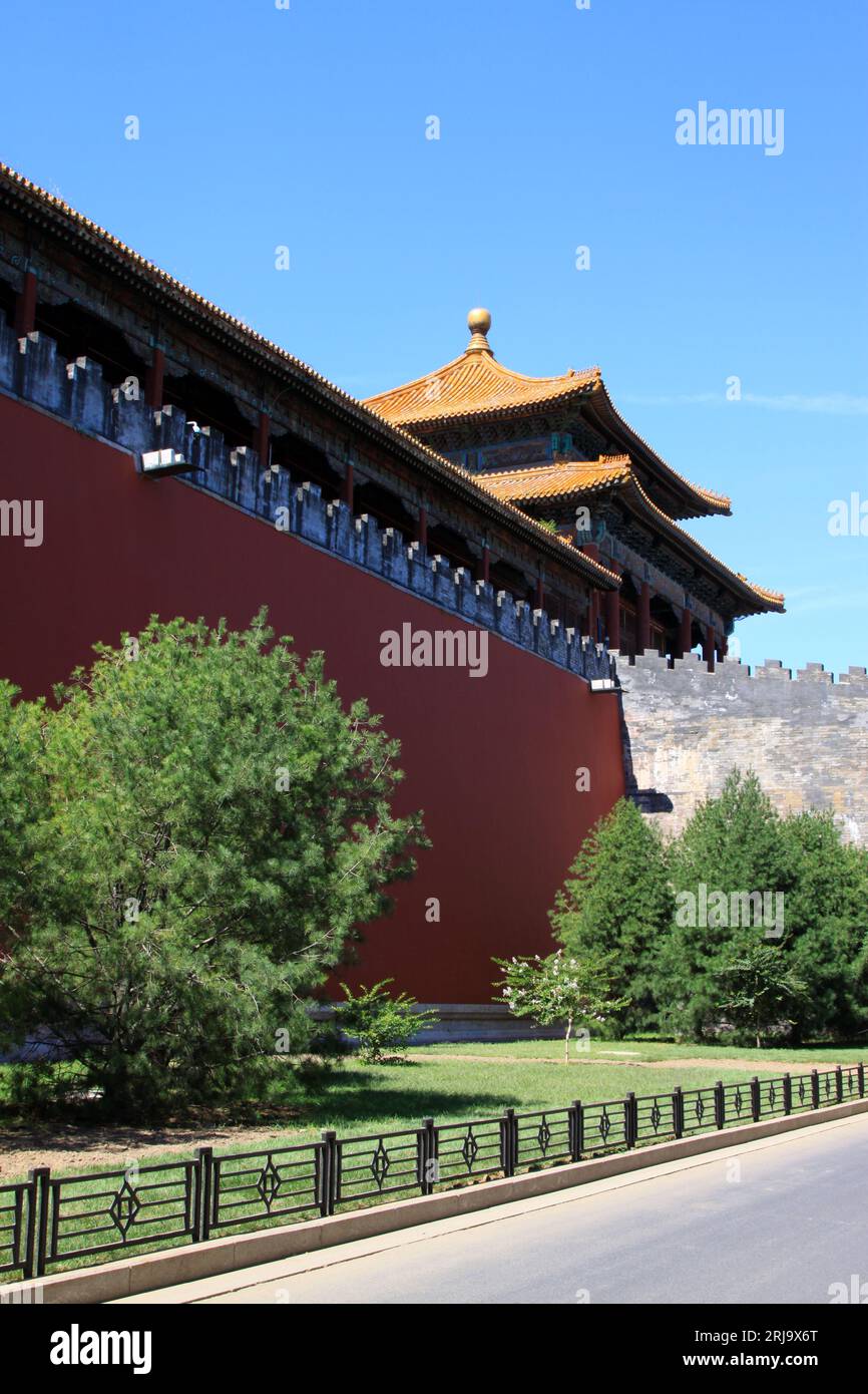 ancient Chinese traditional architectural landscape in the Imperial ...