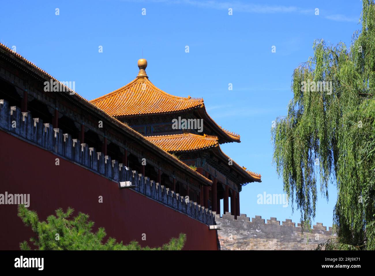 ancient Chinese traditional architectural landscape in the Imperial ...