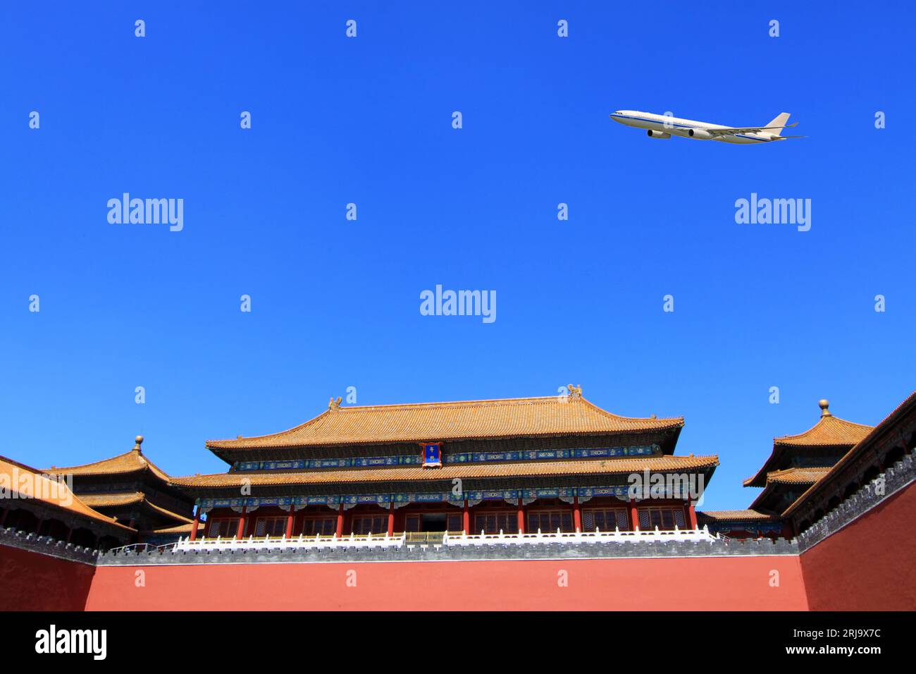 ancient Chinese traditional architectural landscape in the Imperial ...