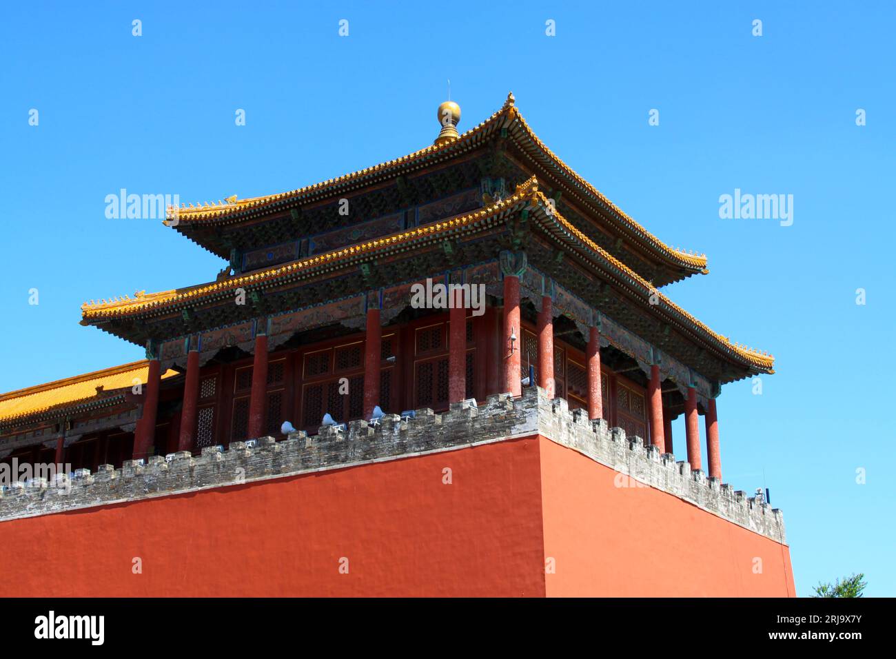 ancient Chinese traditional architectural landscape in the Imperial ...