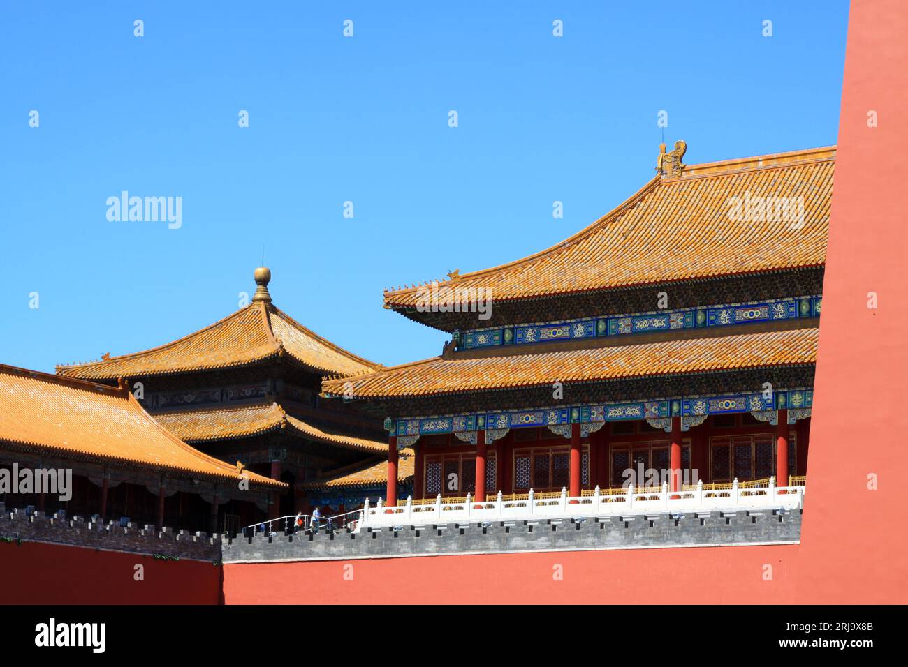 ancient Chinese traditional architectural landscape in the Imperial ...