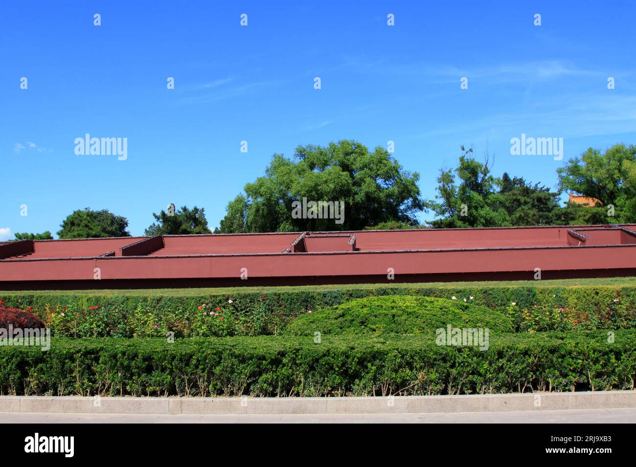 The balcony building landscape, Beijing, China Stock Photo - Alamy