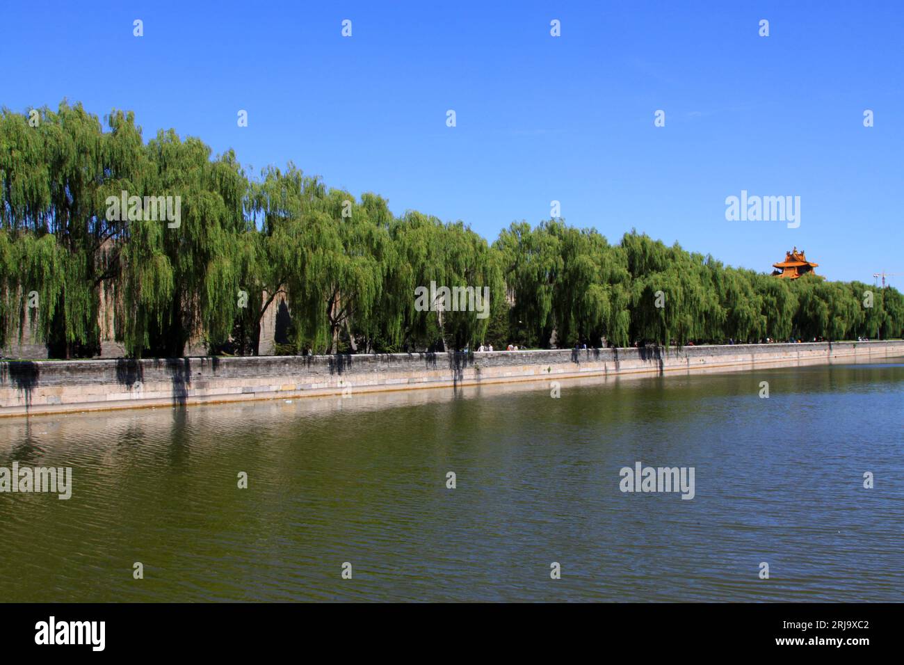 Jinshui River scenery, the important water source of the Forbidden City ...