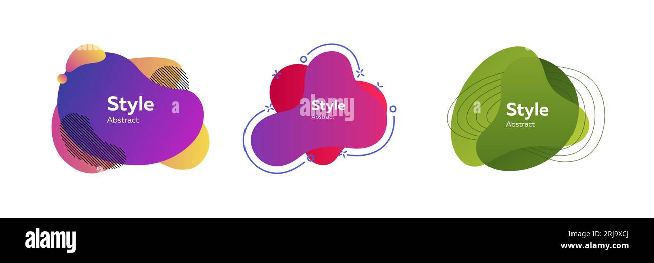 Composition of vector isolated elements. Advertising concept Stock ...