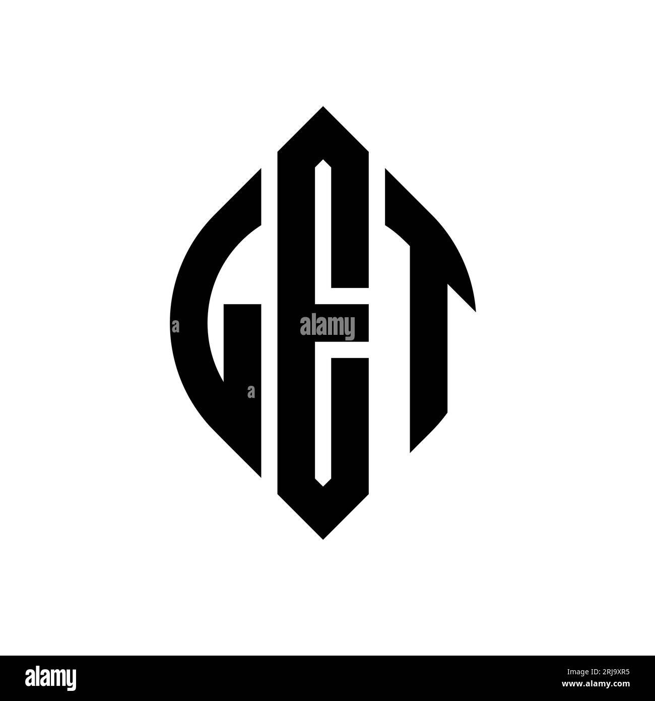LET circle letter logo design with circle and ellipse shape. LET ...