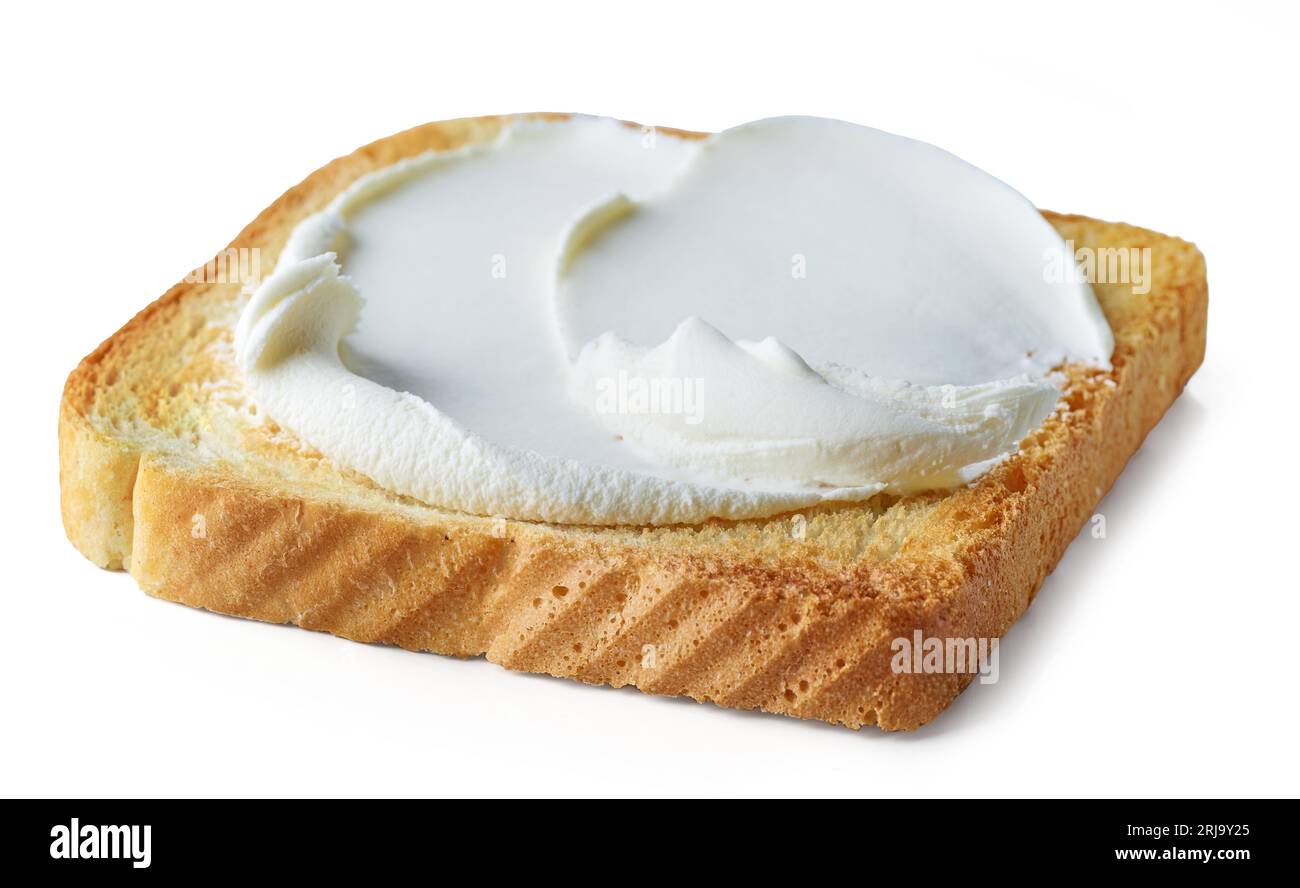 Tasty toasts cheese on Cut Out Stock Images & Pictures - Alamy
