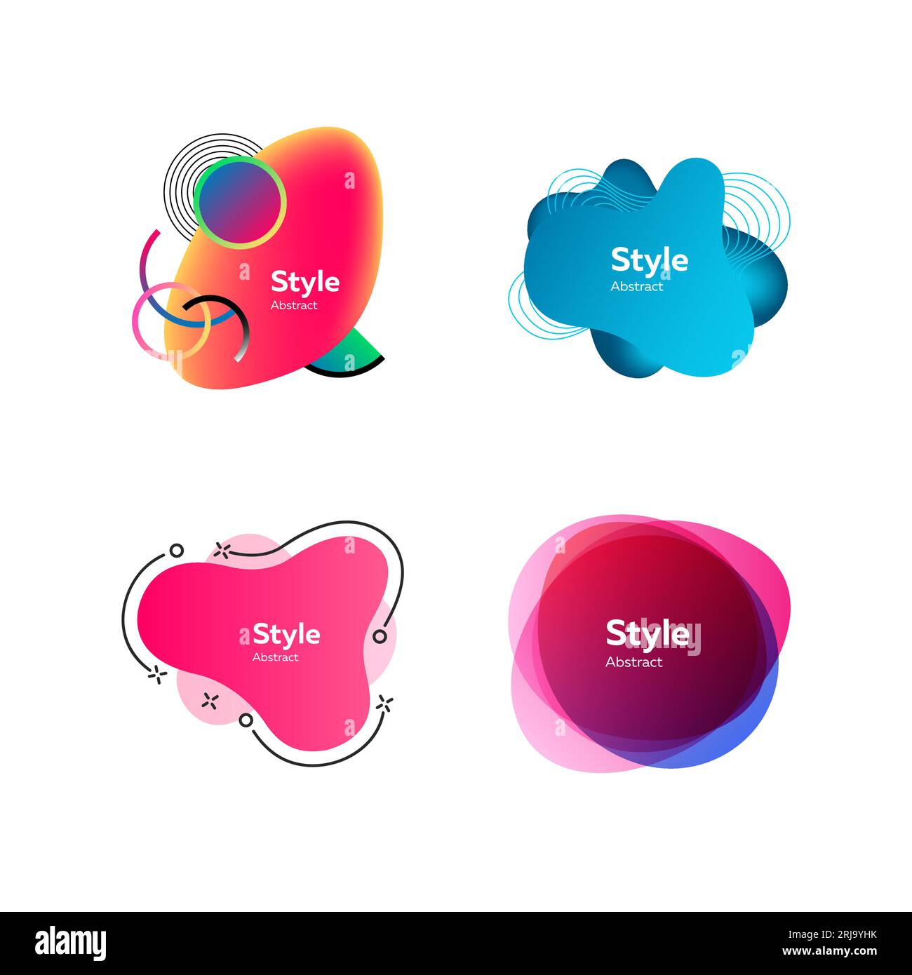 Collection of creative art objects Stock Vector Image & Art - Alamy