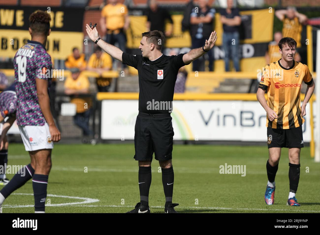 Southport v Boston United 19th August 2023 Big Help Stadium .Southport ...