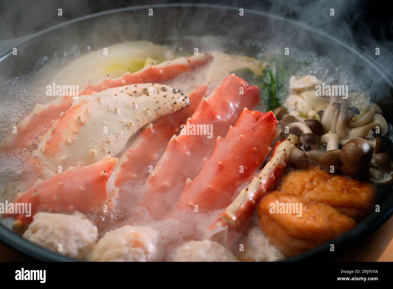 One-pot dish of crab Stock Photo - Alamy