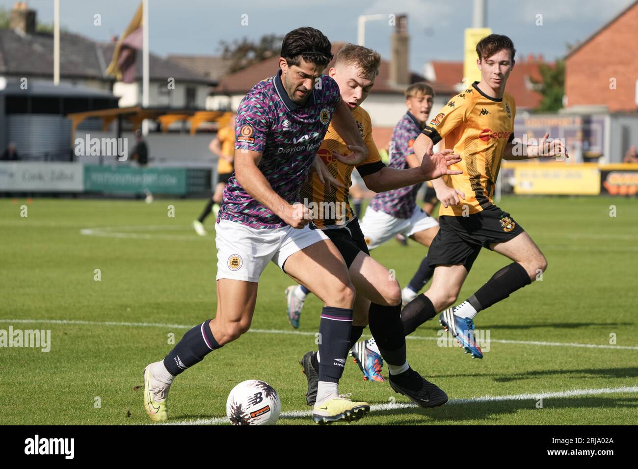 Southport v Boston United 19th August 2023 Big Help Stadium .Southport ...