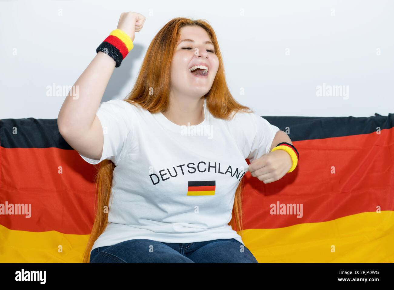 German female soccer player hi-res stock photography and images - Alamy
