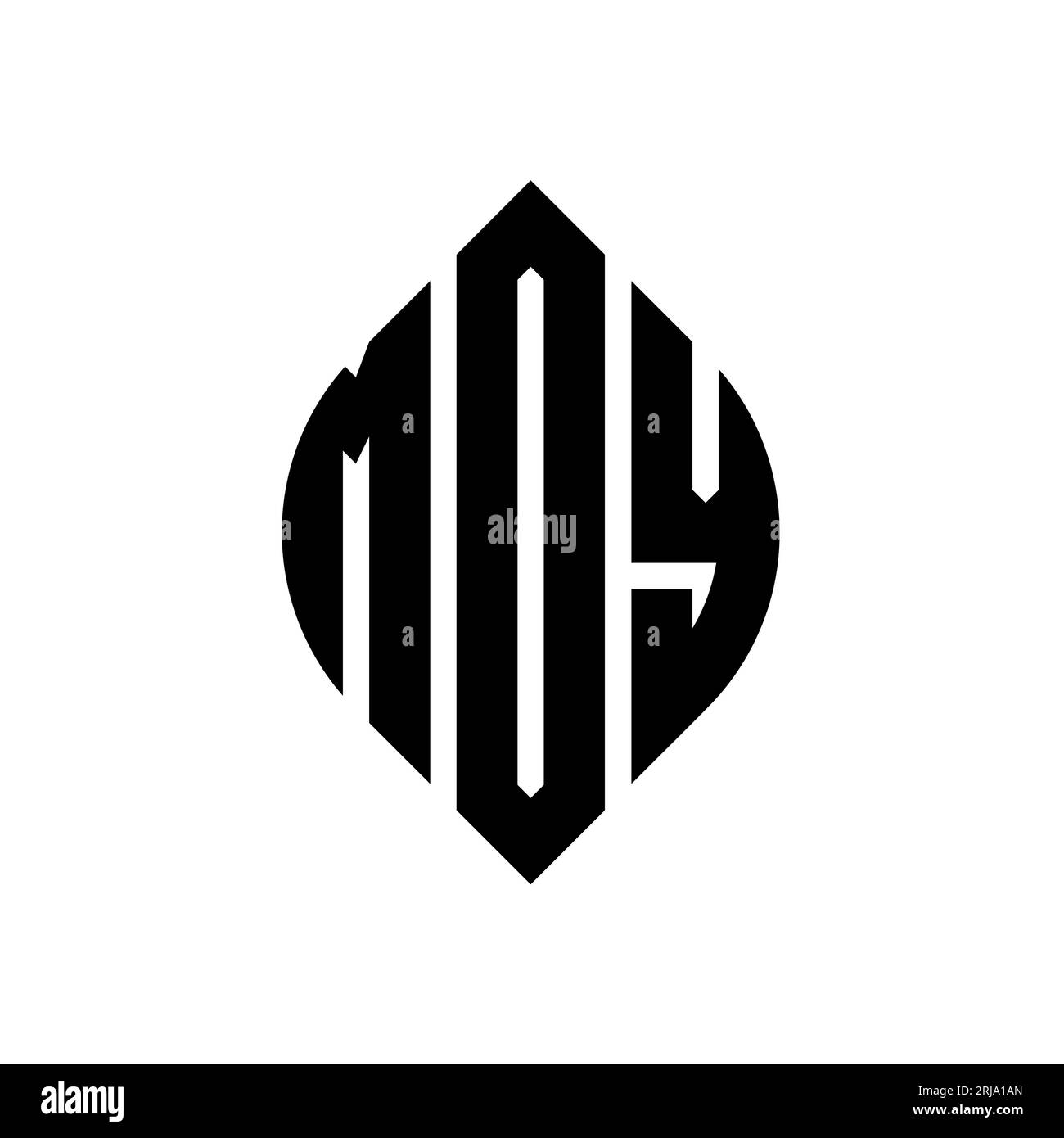 MDY circle letter logo design with circle and ellipse shape. MDY ...