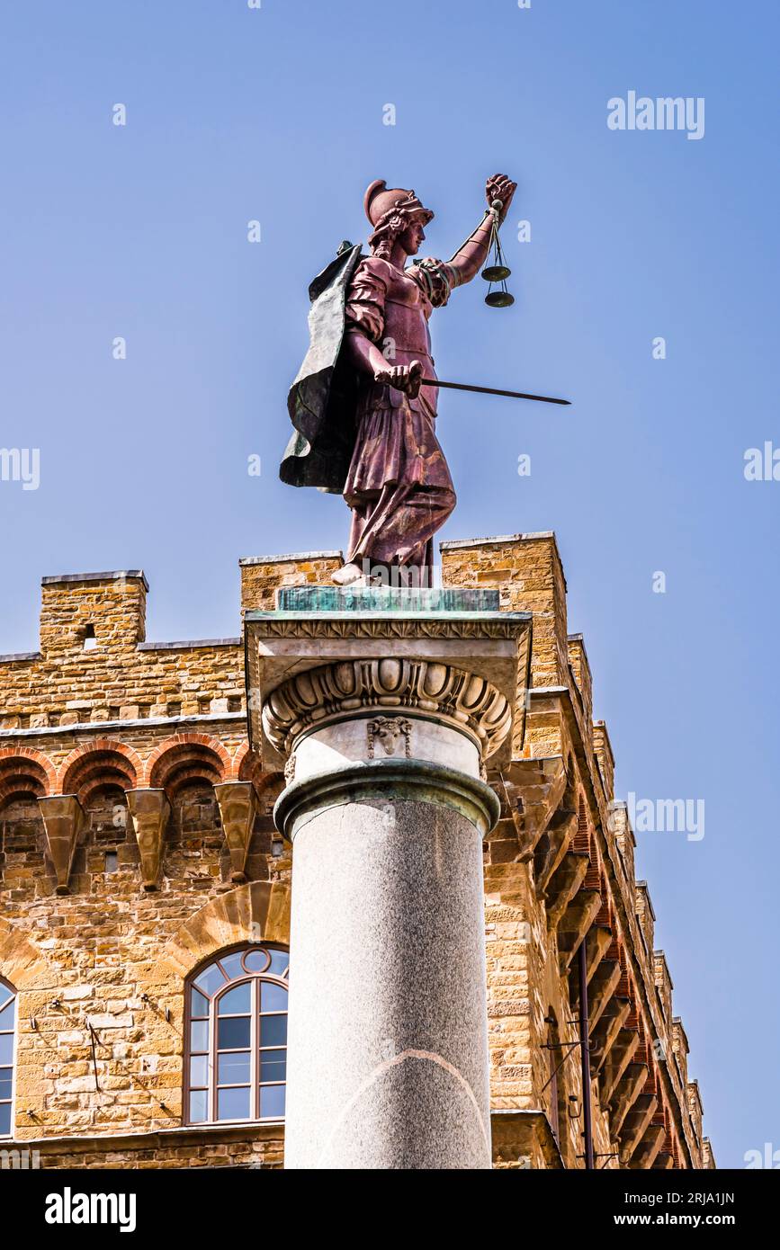 Column of the statue of justice hi-res stock photography and images - Alamy