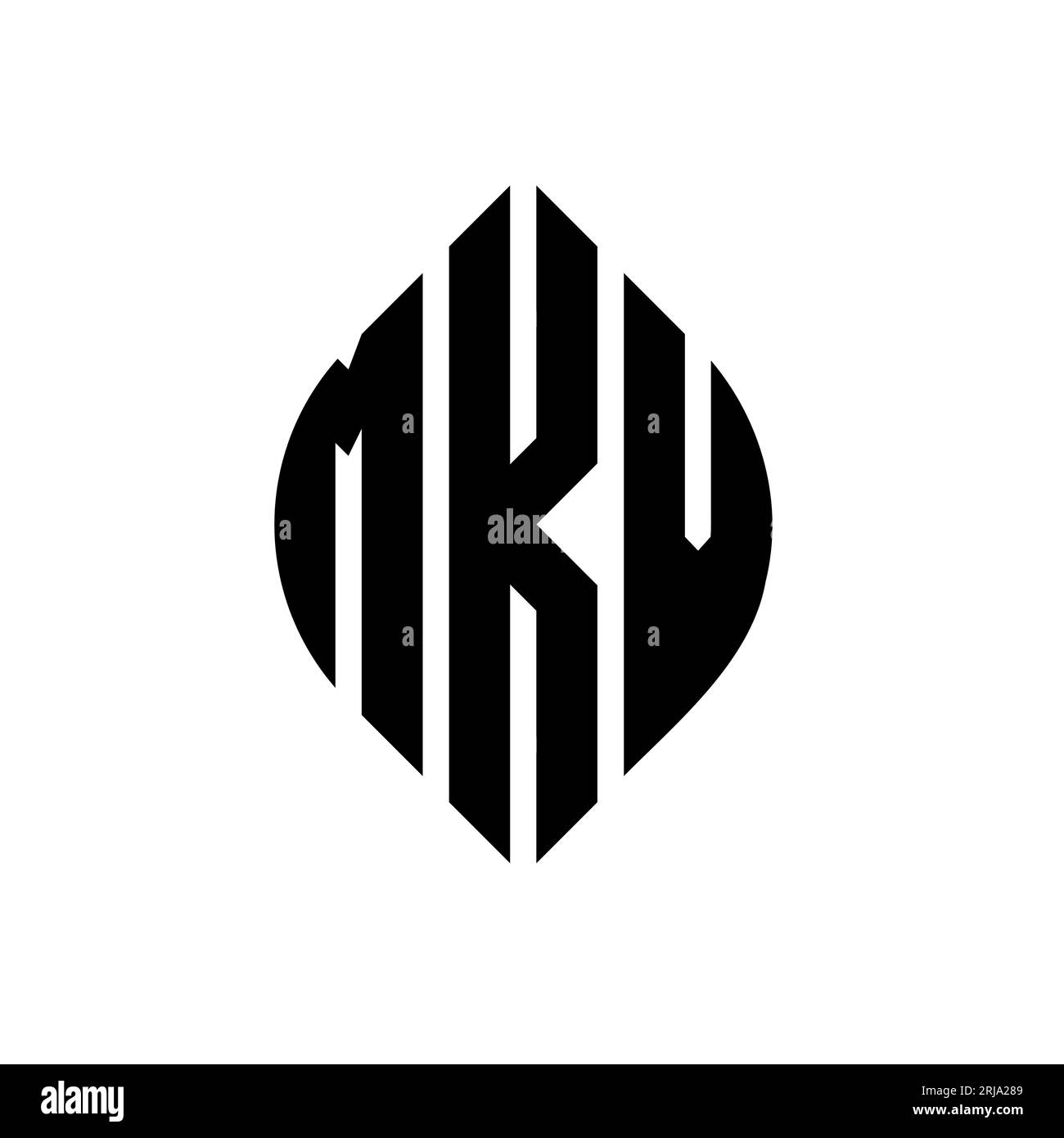 MKV circle letter logo design with circle and ellipse shape. MKV ...