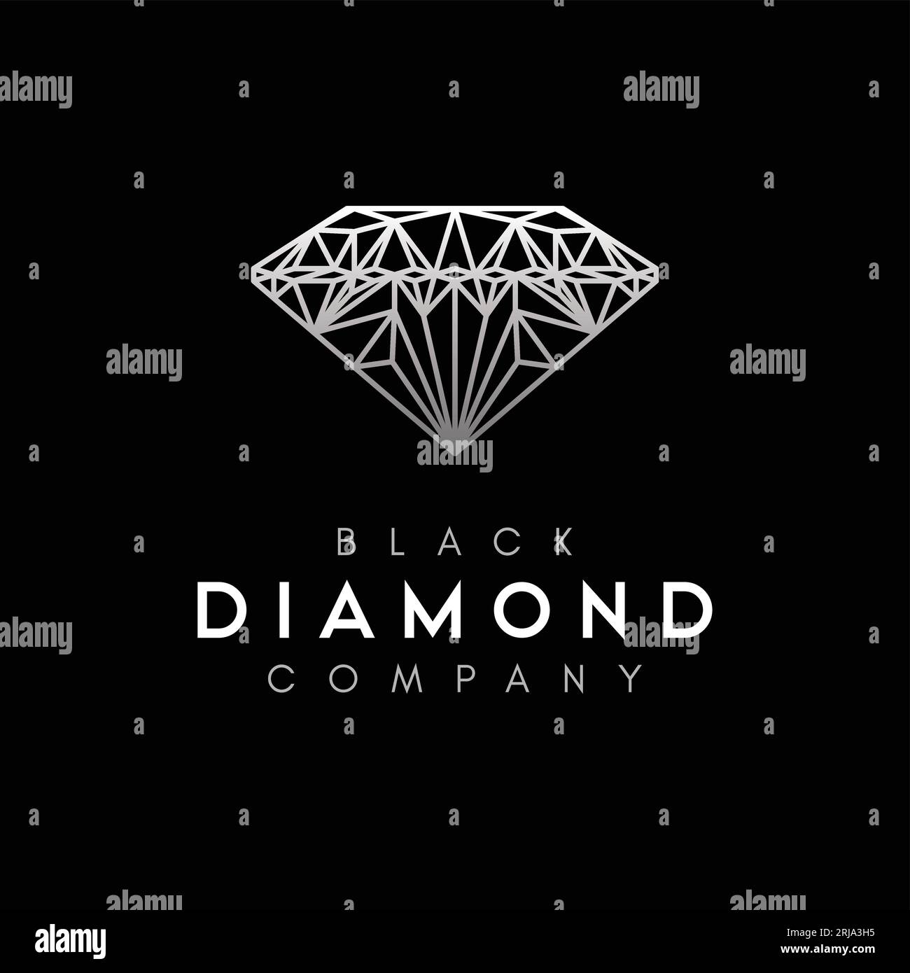 Gem minimalist logo hi-res stock photography and images - Alamy