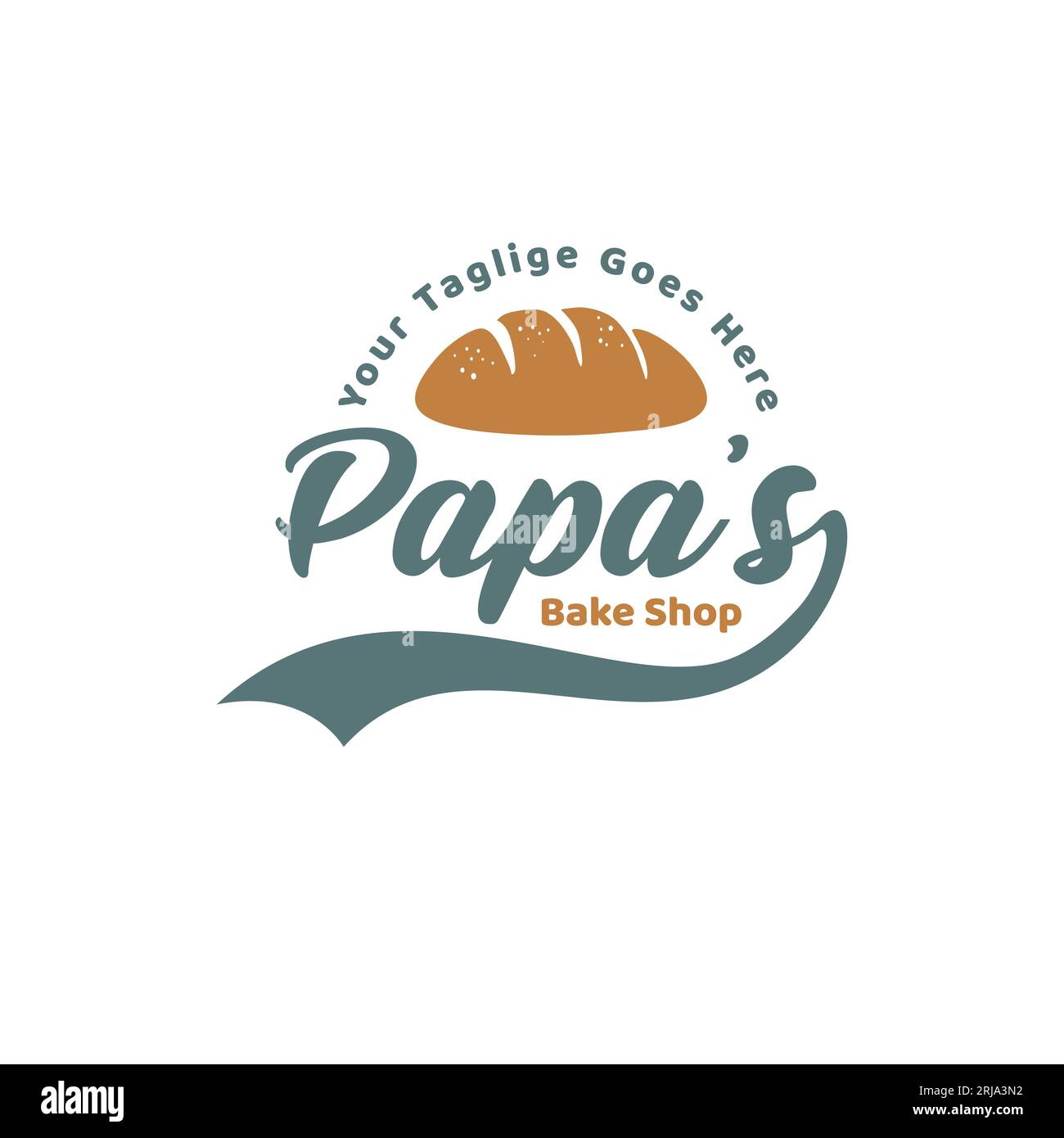 Cupcake and donut sticker design Cut Out Stock Images & Pictures - Alamy