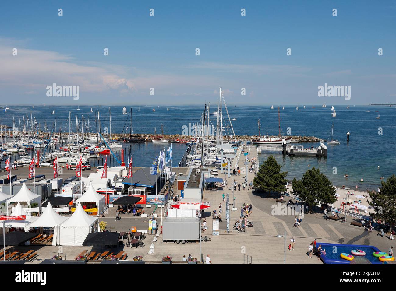 The Kiel Week or Kiel Regatta ,Olympic Base Schilksee, Kiel,Schleswig ...