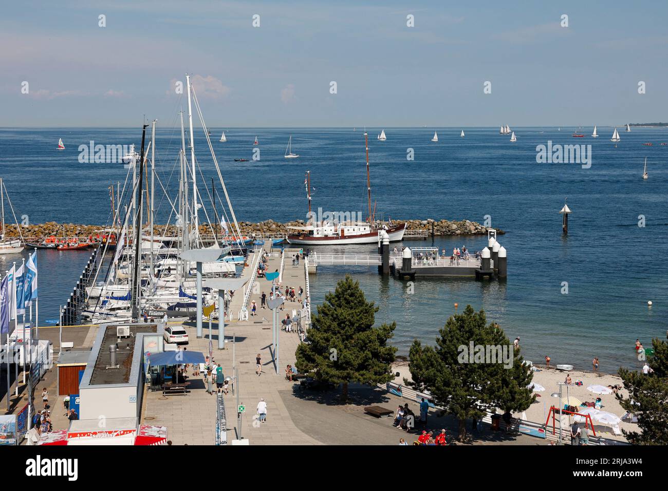 The Kiel Week or Kiel Regatta ,Olympic Base Schilksee, Kiel,Schleswig ...