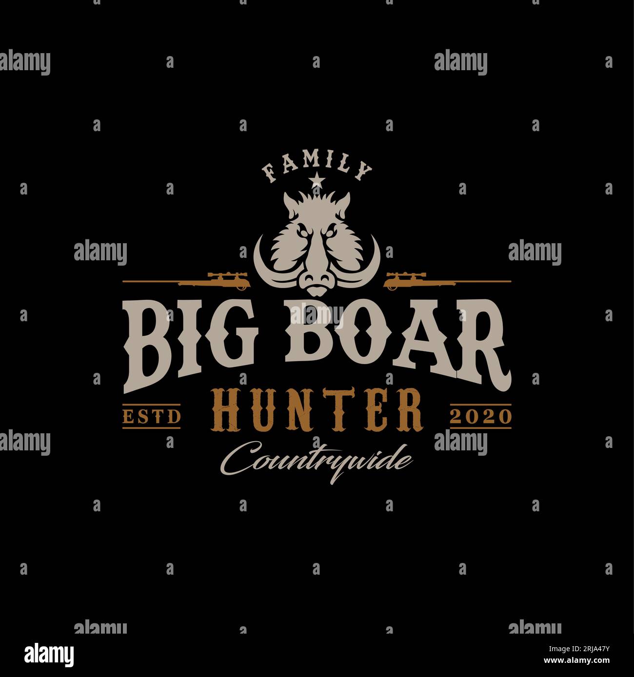 Vintage air rifle Stock Vector Images - Alamy