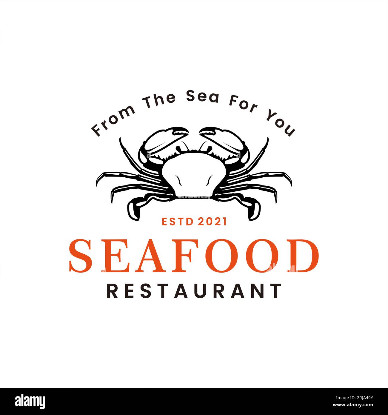 Seafood Crab Lobster Crayfish Prawn Shrimp vintage luxury logo design ...