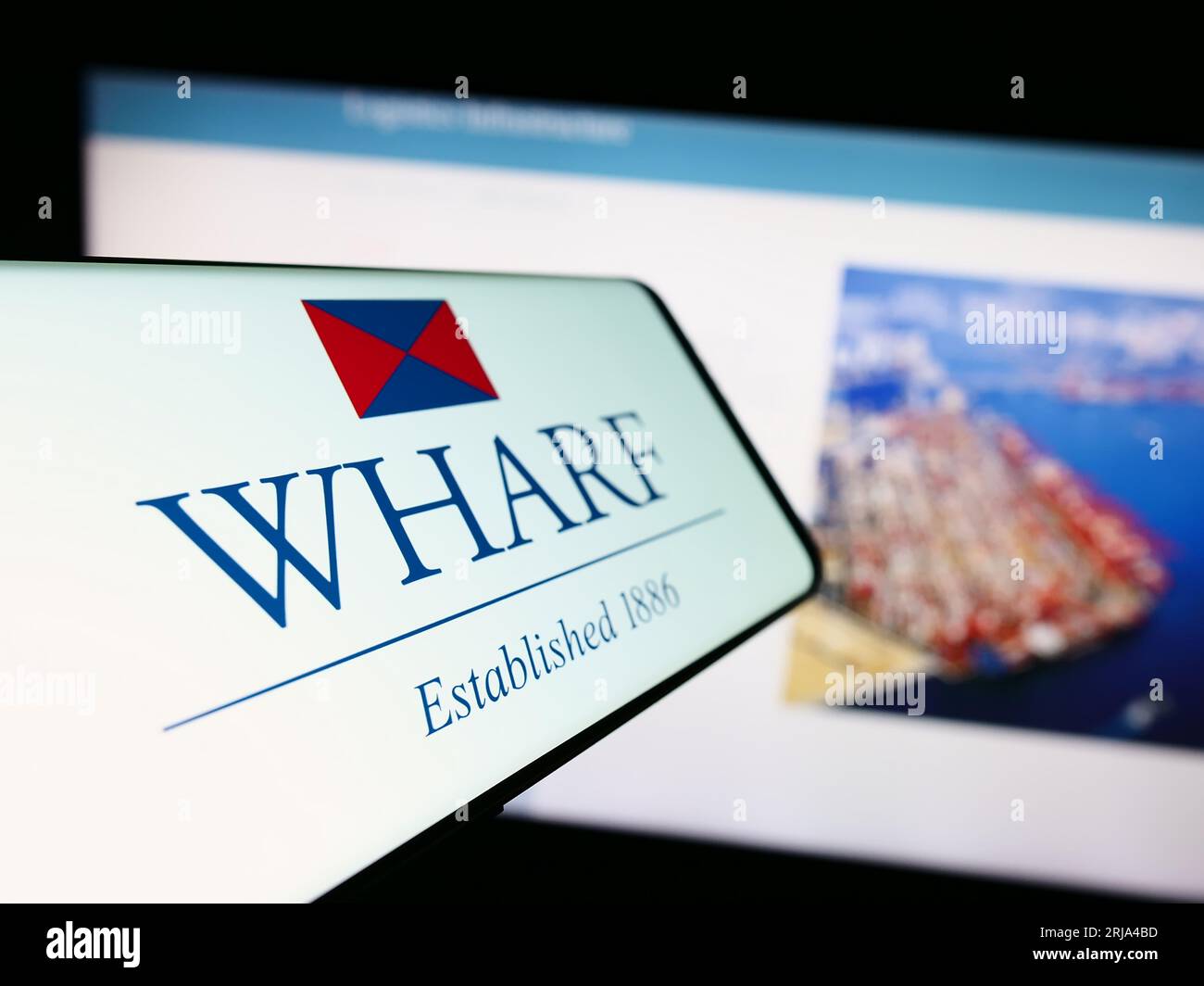 The wharf logo hi-res stock photography and images - Alamy