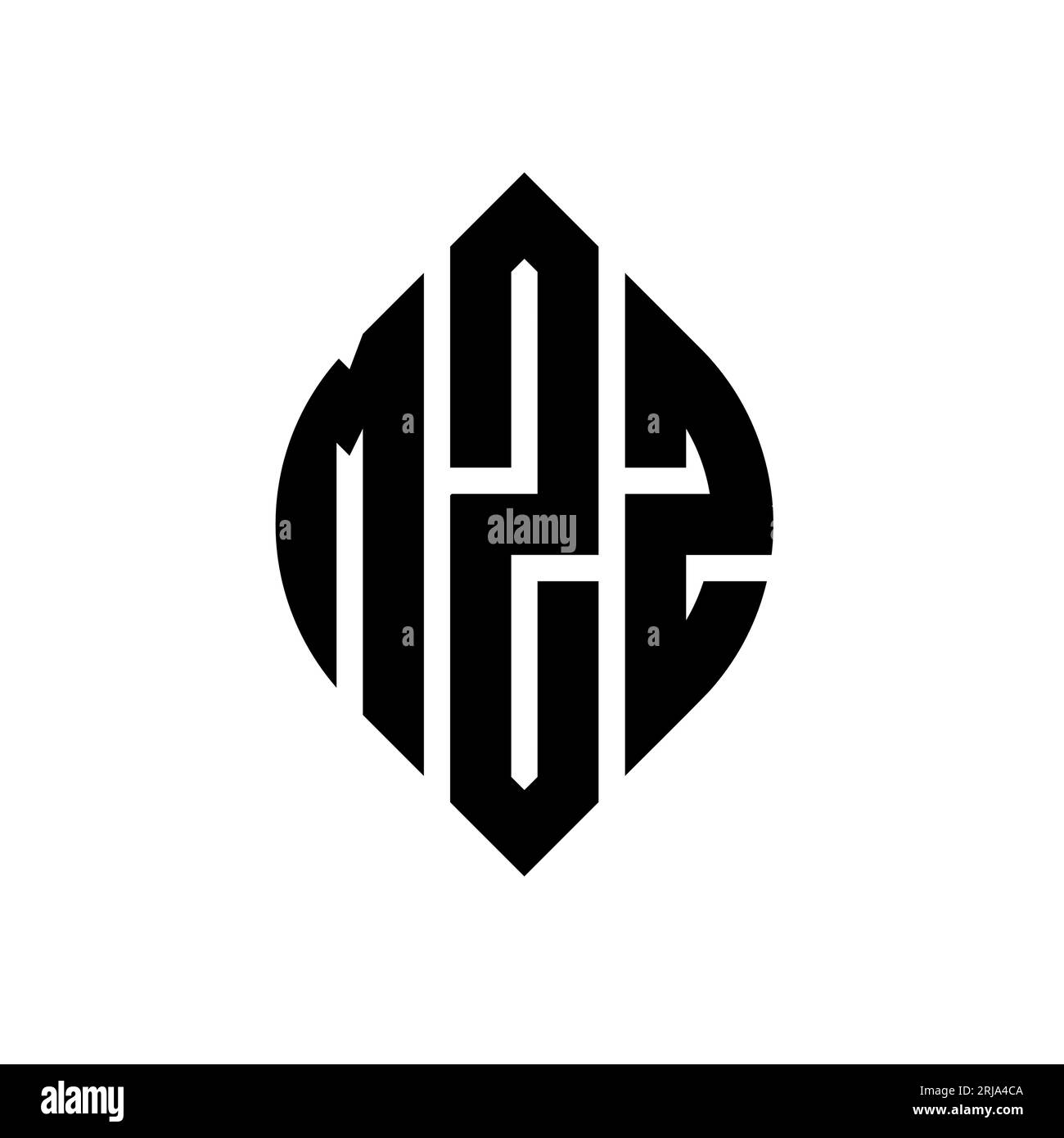 Mzz letter logo Stock Vector Images - Alamy