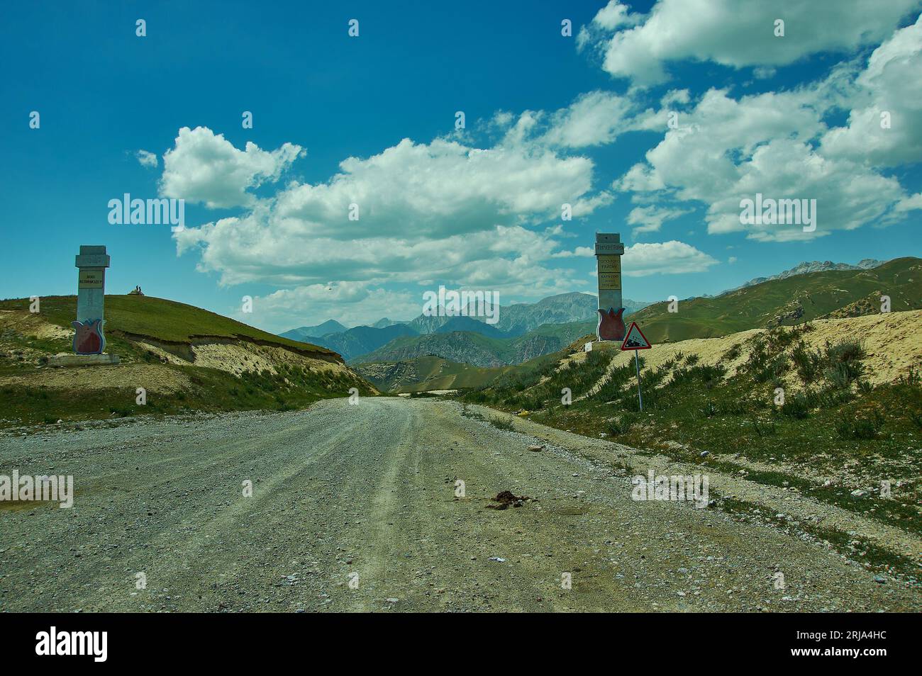 Toguz-Toro pass district of Jalal-Abad Region in western Kyrgyzstan ...