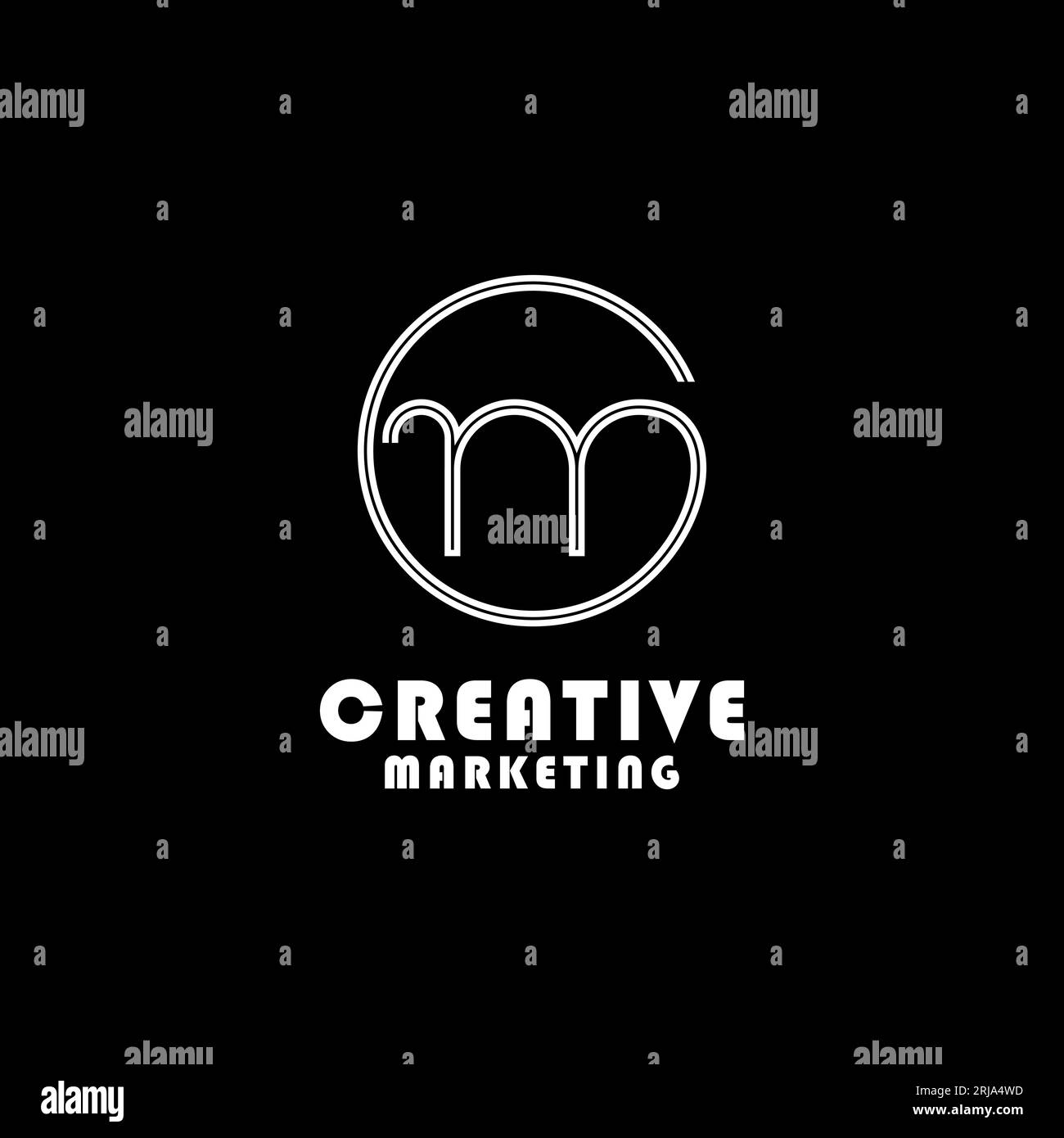 Letter CM MC Monogram Initials logo design Stock Vector Image & Art - Alamy