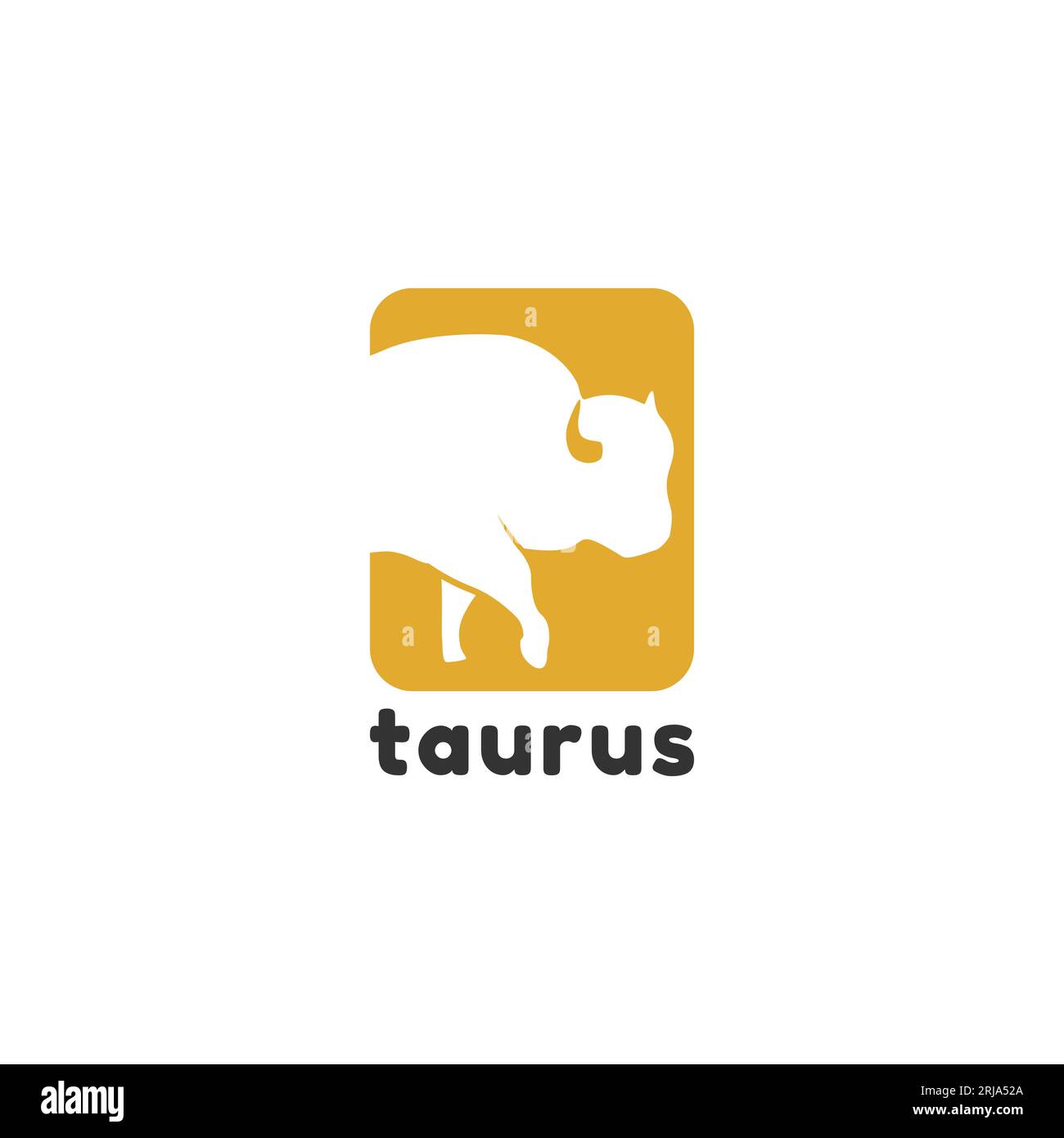 Bull Buffalo Horn, Taurus Bighorn logo design Stock Vector Image & Art ...