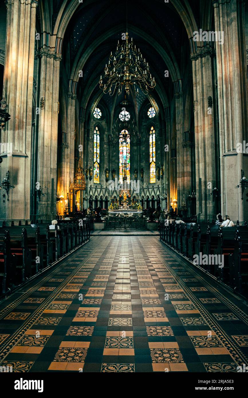 The Beautiful Interior of Zagreb Cathedral - Croatia Stock Photo - Alamy