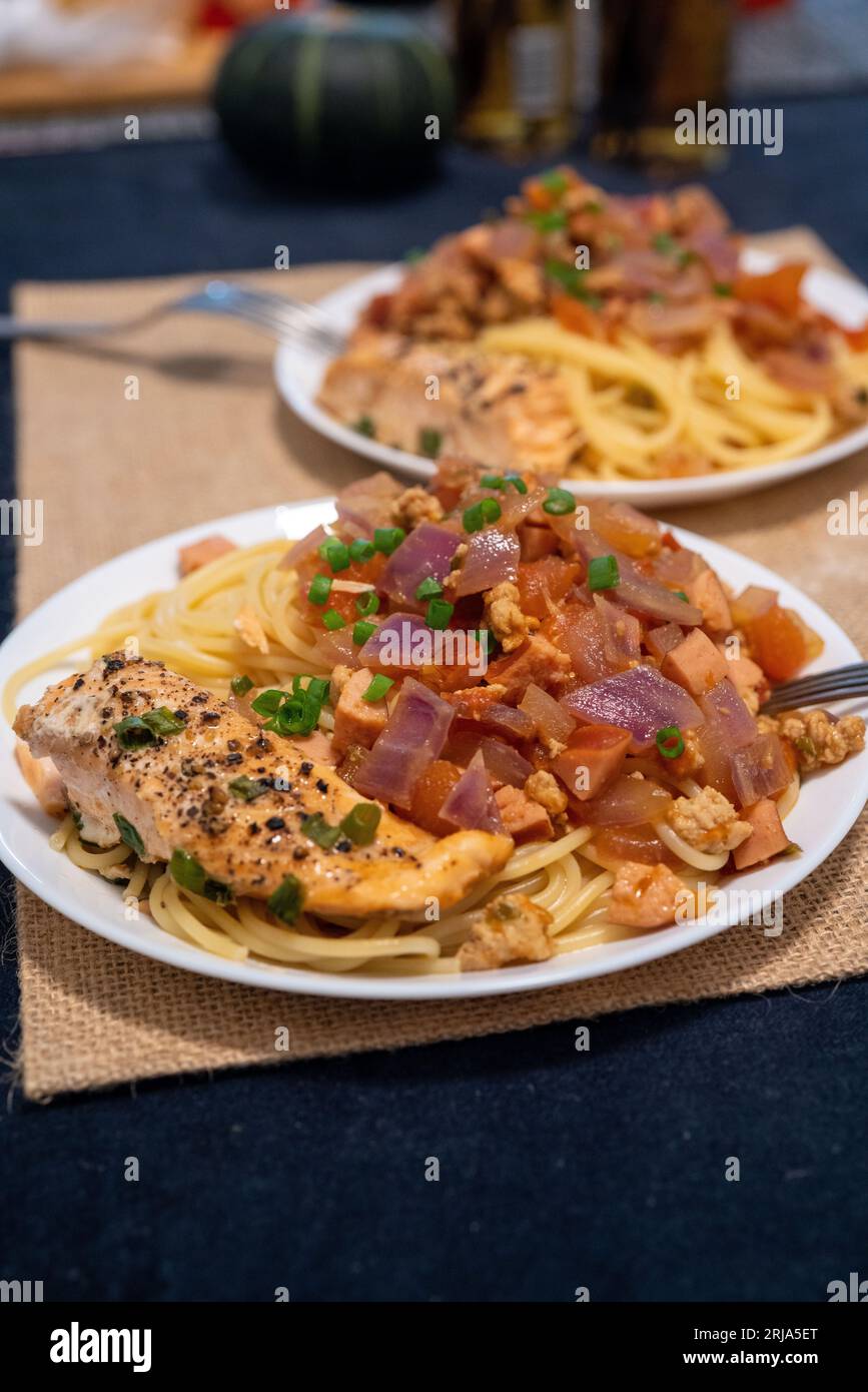 Pasta toppings hi-res stock photography and images - Alamy