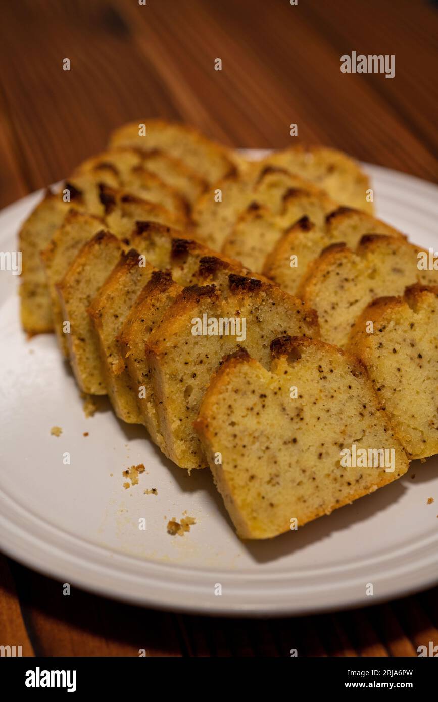 Earl gray pound cake. Delicious dessert Stock Photo - Alamy
