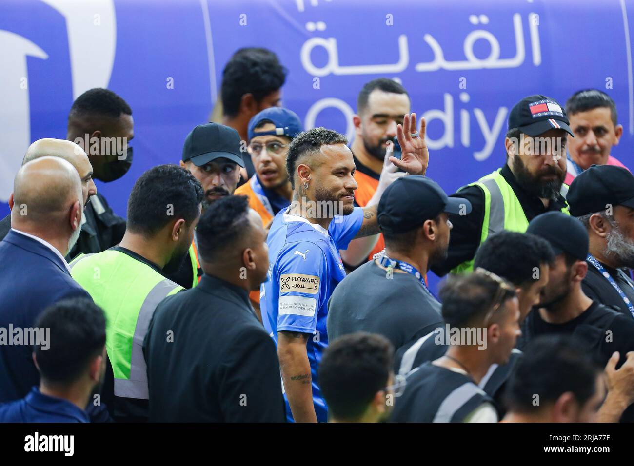 Brazilian football player Neymar da Silva Santos Junior, known as ...