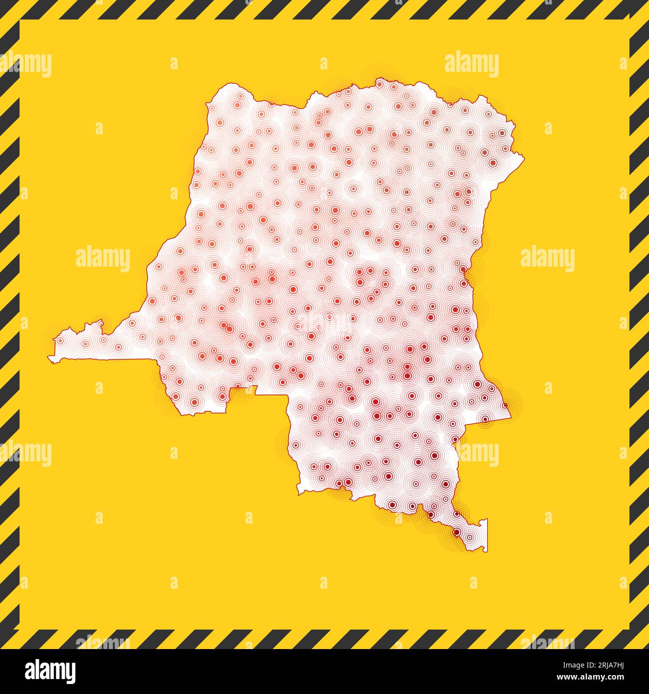 Dr congo border Stock Vector Images - Alamy