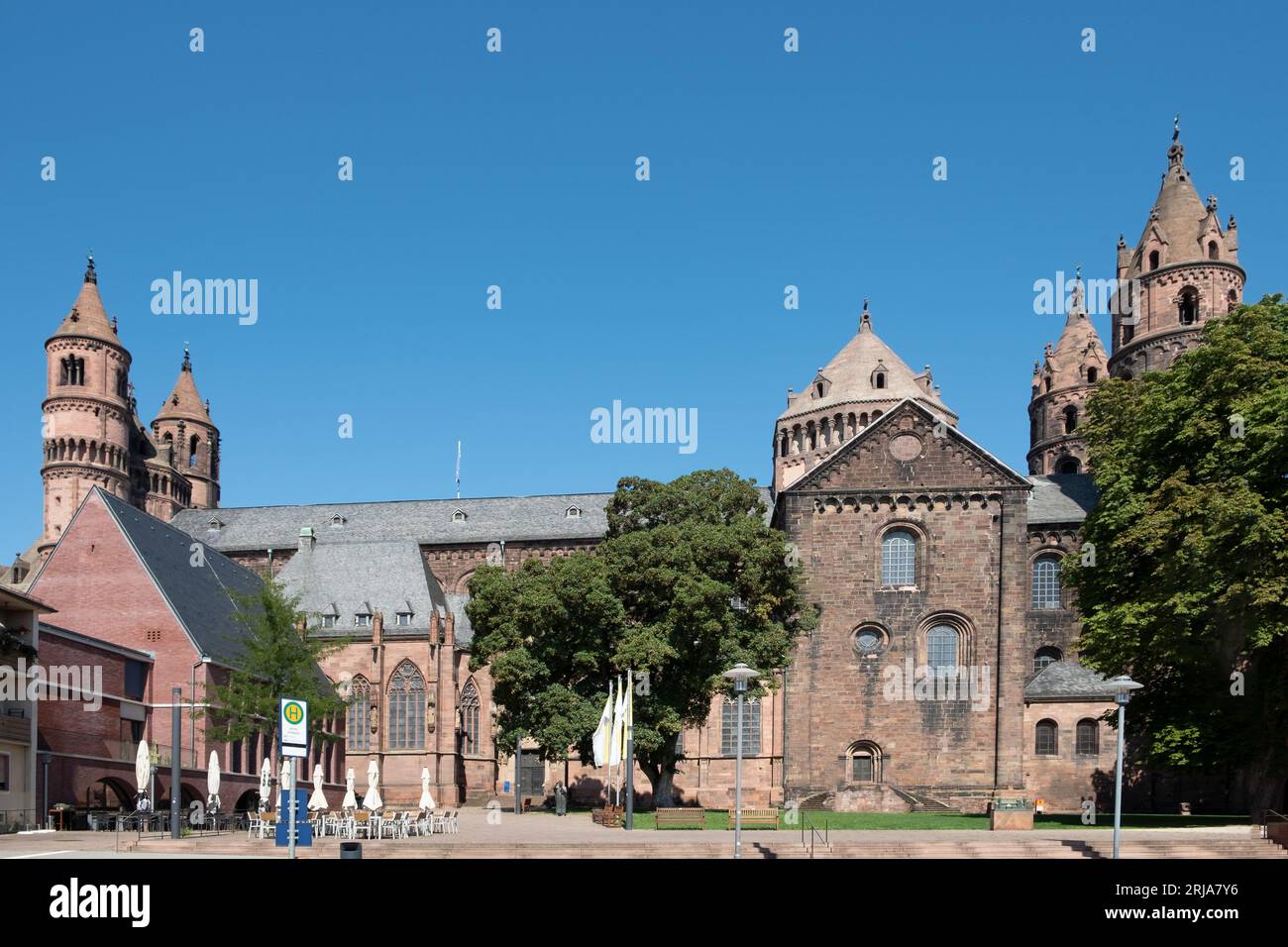 the historical Worms Cathedral in Worms, Germany Stock Photo - Alamy