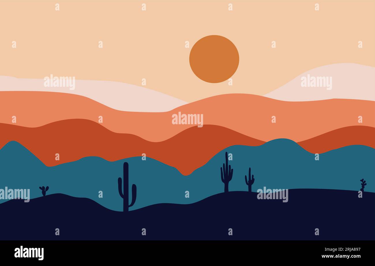 Twilight Painting Background That Is Clean And Pleasing To The Eye ...