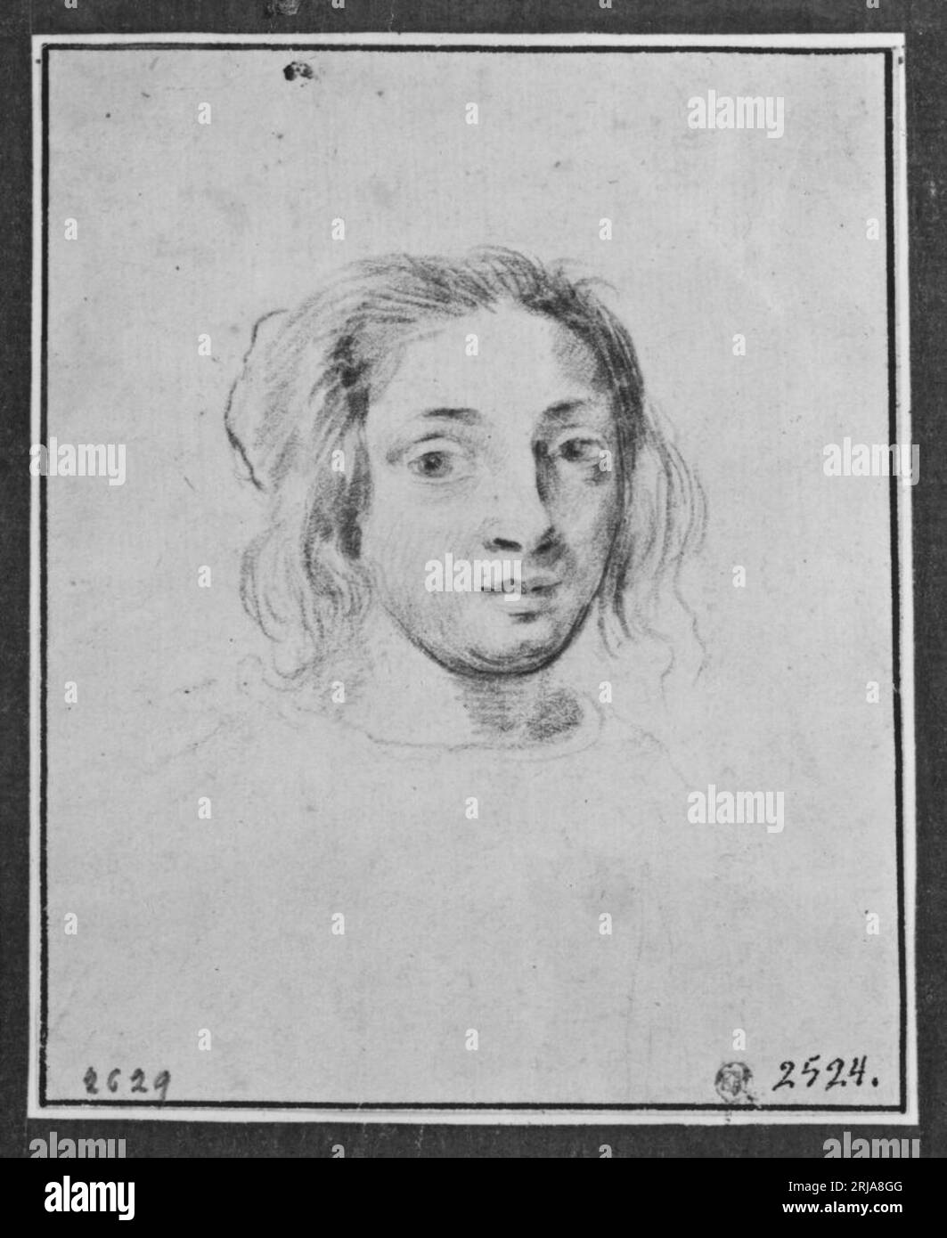 Virginia de Vezzo da Velletri by Claude Mellan Stock Photo - Alamy