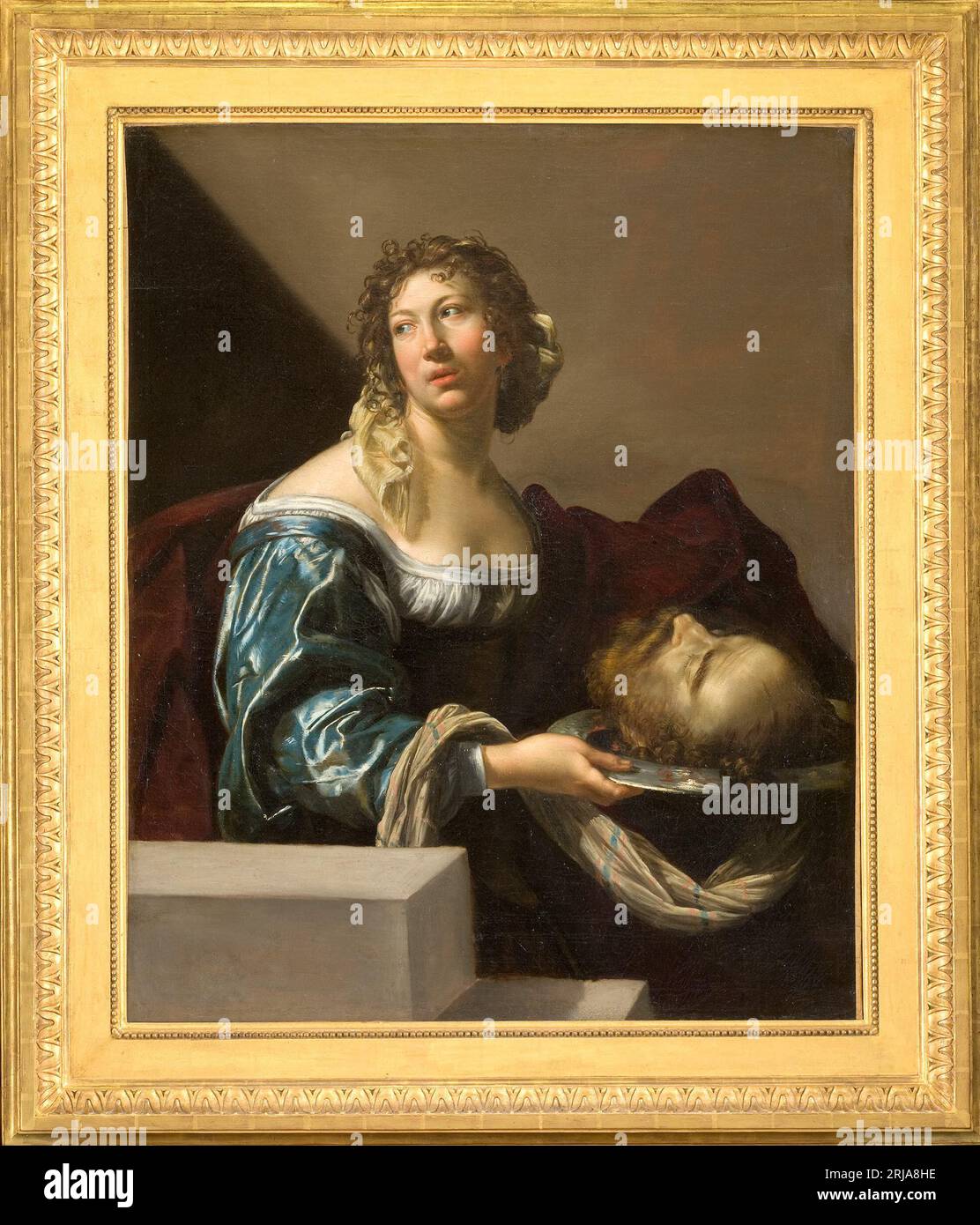 Hérodiade portant la tête de saint Jean Baptiste 17th century by Claude ...